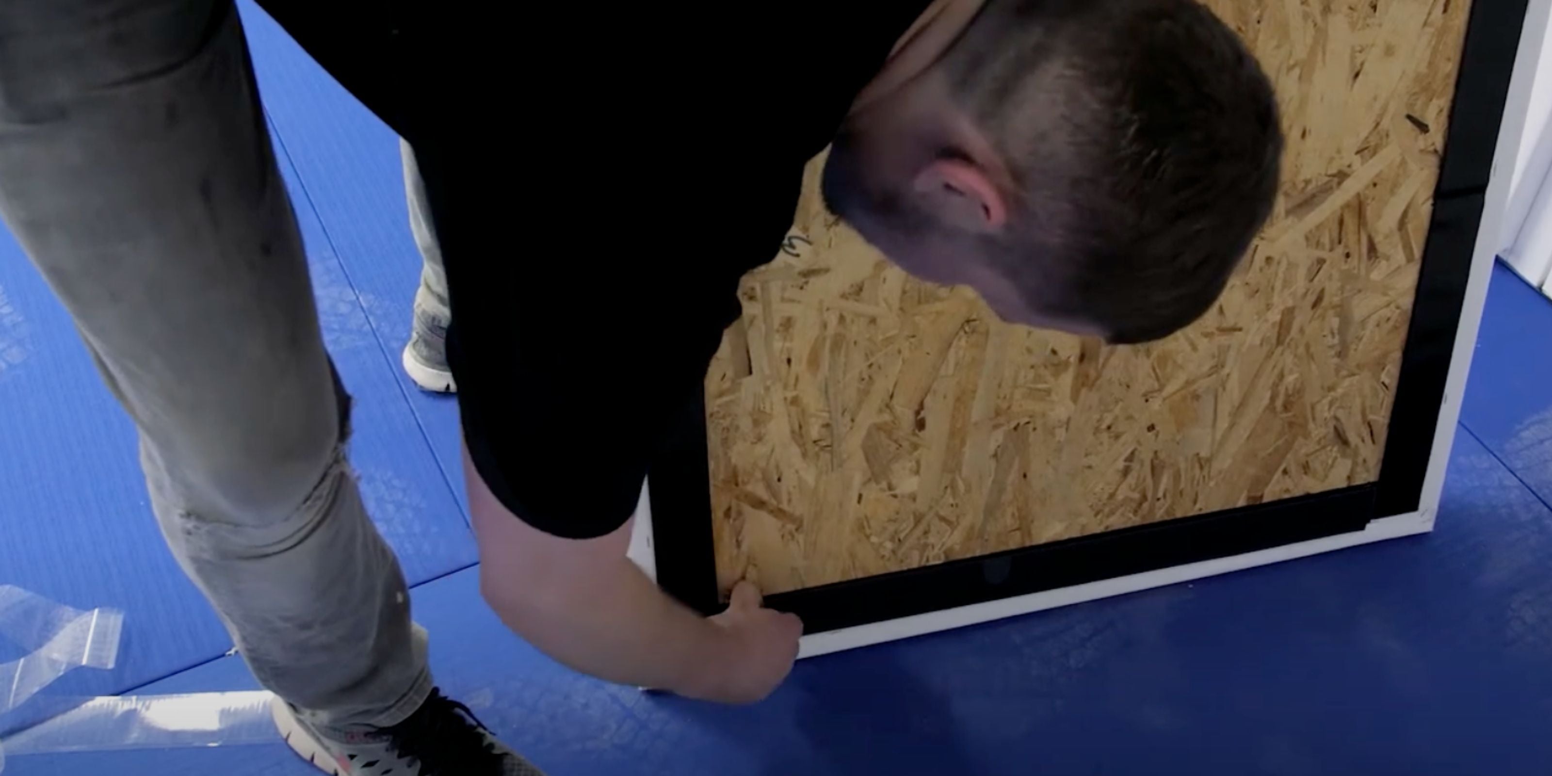Edge-Wrapping a FUJI Mat